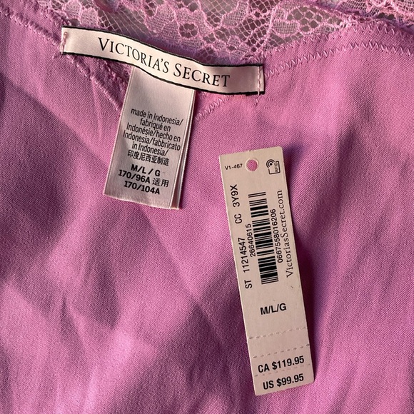 Victoria's Secret | Intimates & Sleepwear | Victorias Secret Long Satin ...
